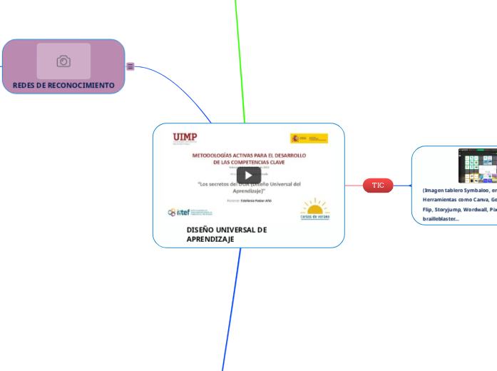 DISEÑO UNIVERSAL DE APRENDIZAJE - Mind Map